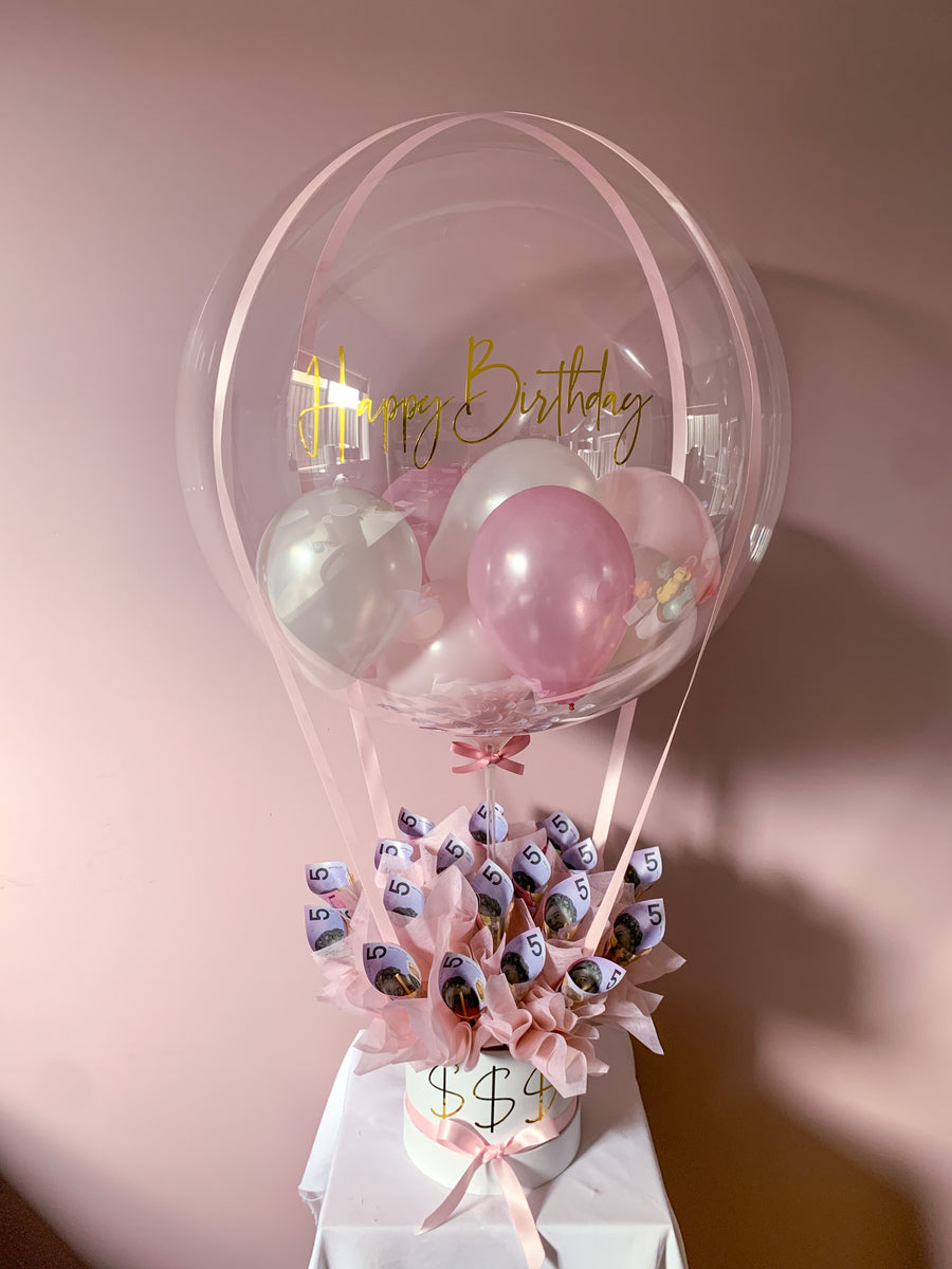 Money Balloon Box – Reminiscent Blooms